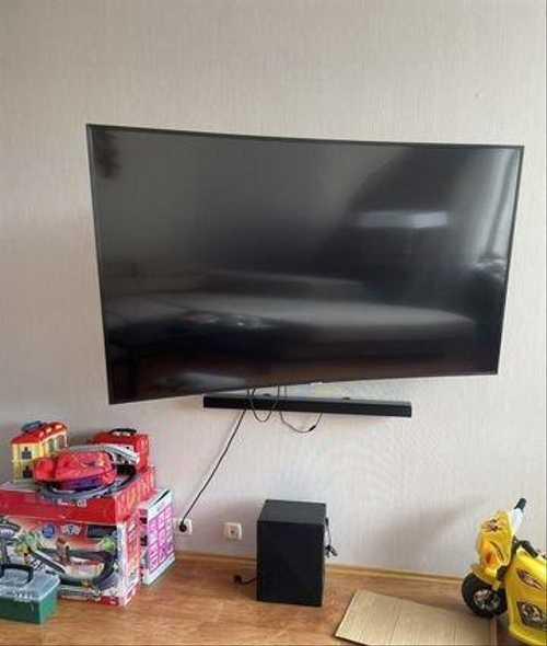 Телевизор Samsung Curved Smart TV NU7500+soundbar