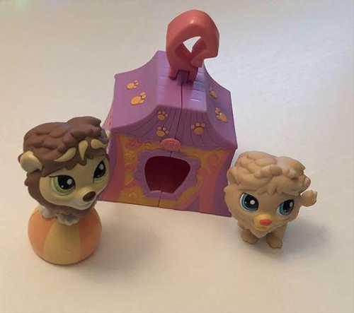 Littlest Pet Shop игрушки lps львы стоячки