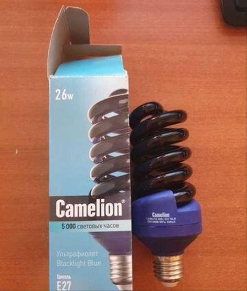 Лампа Camelion LH26-FS/BLB/E27 ультрафиолетовая