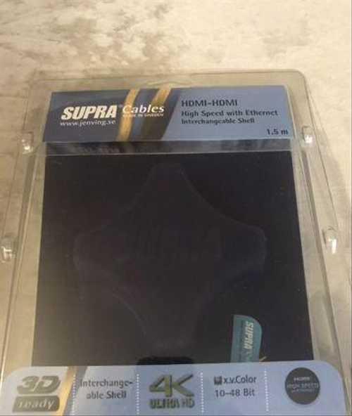 Supra hdmi кабель