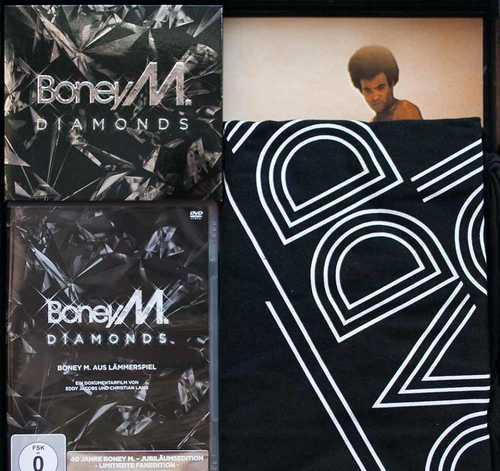 Boney M Diamonds (LP+3CD+DVD+футболка+наклейки)