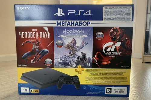 PS4 Slim 1TB новая