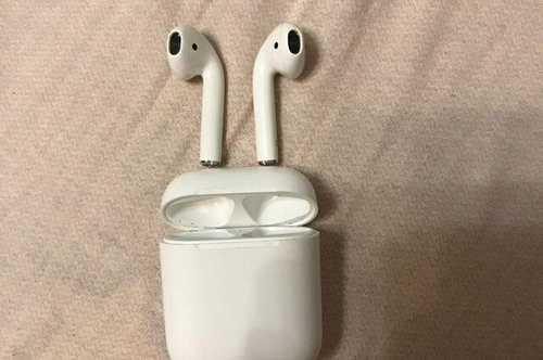 Гарнитура apple AirPods, with Charging Case, белый