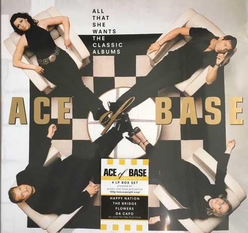 Ace Of Base. 4 LP. Виниловая пластинка