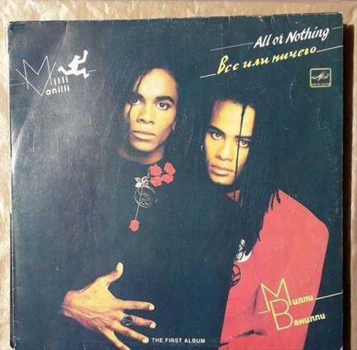 Виниловая пластинка Milli Vanilli. All of nothing