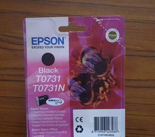 Картридж струйный Epson T0731 (C13T10514A10)