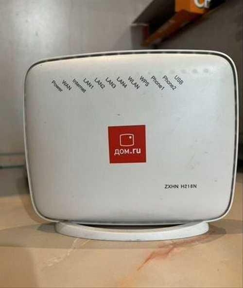 Wifi роутер беспроводной zte zxhn h218n