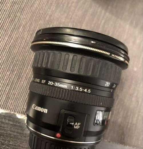 Обьектив Canon 20-35 f3.5-4.5 japan