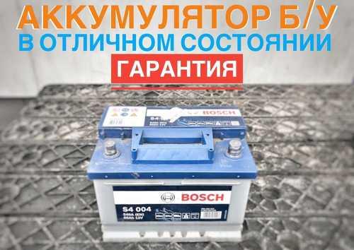 Б/У Аккумулятор Bosch S4 004 60AH низкий/в отлично
