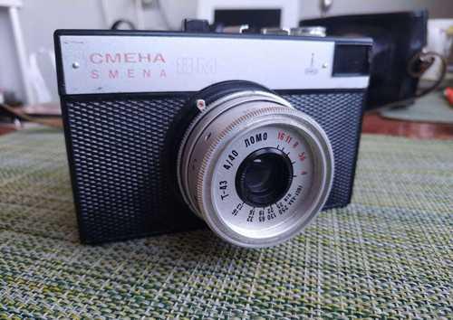 Советский пленочный фотоаппарат Смена