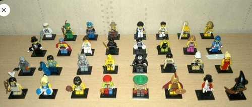 Лего Lego Minifigures,коллекция из 36 полных серий