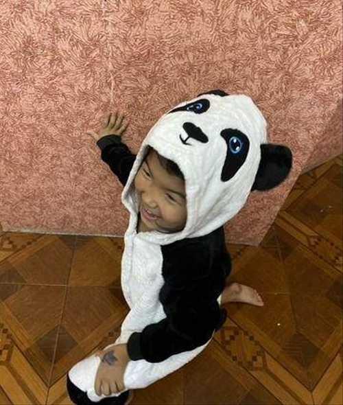 Пижама кигуруми панда на молнии