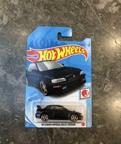 JDM Моделька Hot wheels Subaru Impreza 22b Sti ver