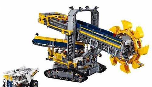 Lego technic 42055 роторный экскаватор