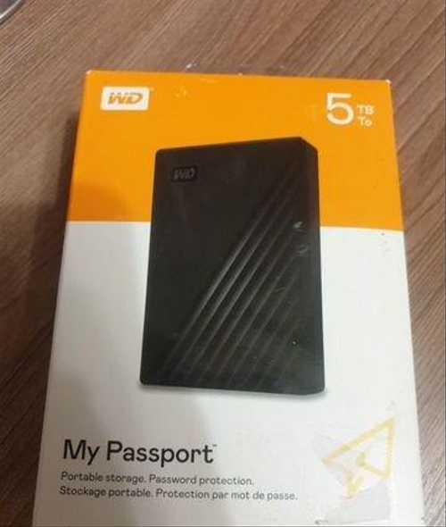 Внешний жесткий диск WD 5Тб My Passport