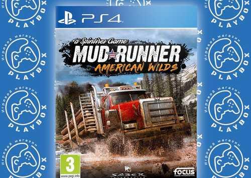 Spintires Mud Runner American Wilds PS4 новый