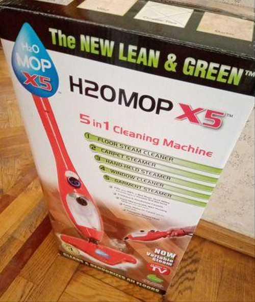 Паровая швабра H20 Steam Mop X5 Сила Пара