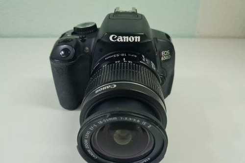 Фотоаппарат Canon 650D + объектив 18-55mm
