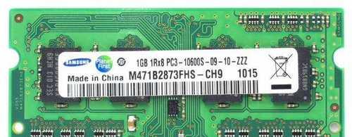 Память samsung DDR3 sodimm 1Gb PC3-10600