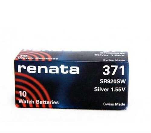 Батарейки Renata R371 (SR920SW)