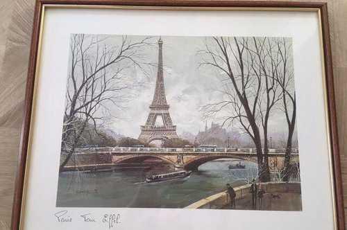 Картина-постер Париж