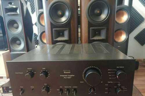 Двойное моно усилитель Sansui Au-607, 1976г