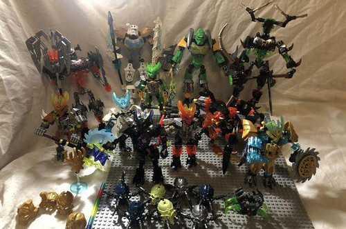 Коллекция Lego Bionicle и Hero Factory