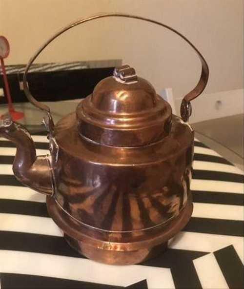 Старинный чайник Швеция,клеймо
