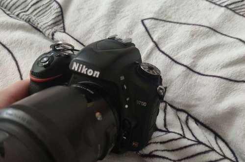 Зеркальный фотоаппарат nikon d750 + Sigma 35 1,4 a