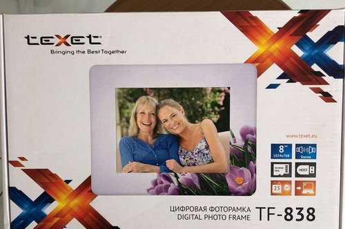 Цифровая фоторамка texet TF-838 Москва | Фототехника | Festima.Ru – мониторинг объявлений