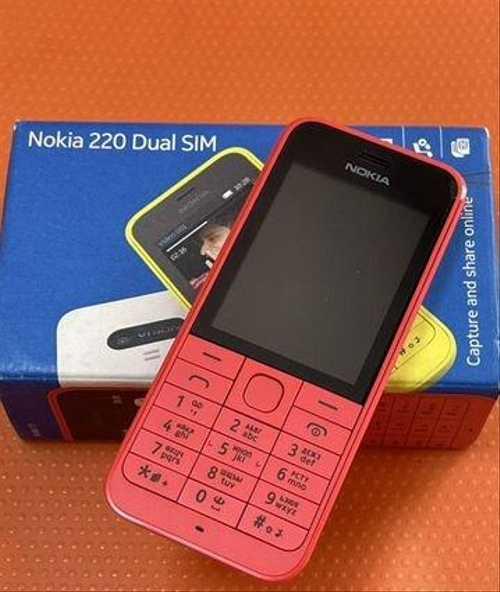 Nokia 220 Dual Sim Red. Новый