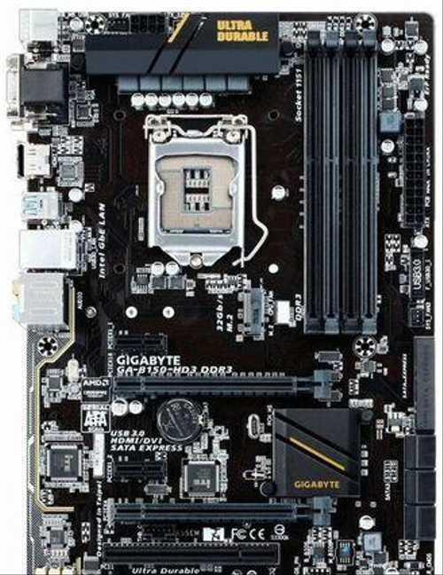 Материнская плата Gigabyte ga-b150-hd3 ddr3(1151)