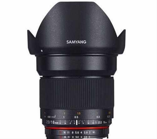 Samyang 16mm f/2 ED AS UMC CS Canon EF