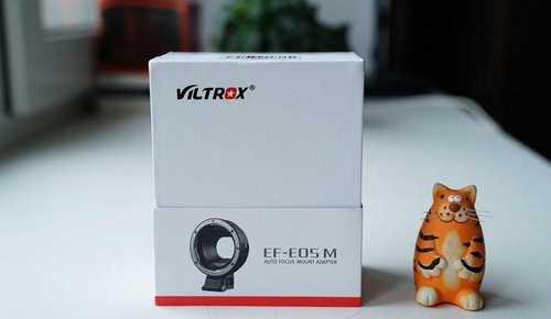 Адаптер Viltrox Canon EF-EOS M (новый) автофокус