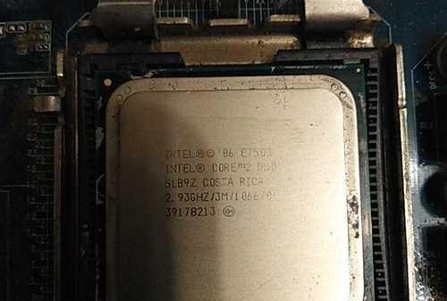 Процессор intel core 2 duo e7500 2.93ghz