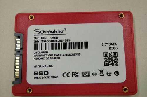 Твердотельный накопитель SOmnAmbulist SSD 128 GB