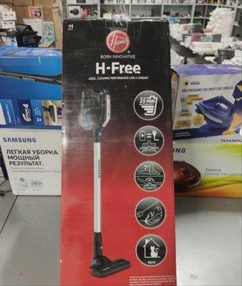 Пылесос Hoover H-free вертикальный новый