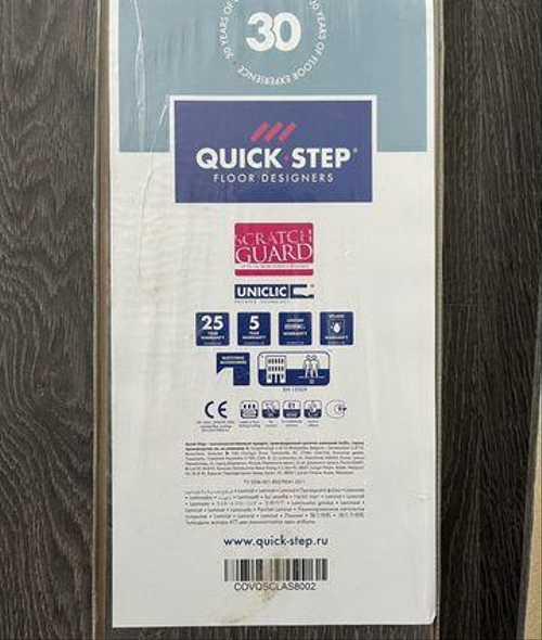 Ламинат Quick Step Classic CLM 1382 Дуб серый стар