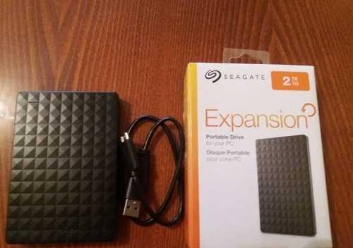 Переносной ж/д Seagate 2Tb. USB 3.0