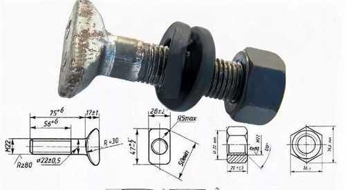 Болт клеммный с гайкой