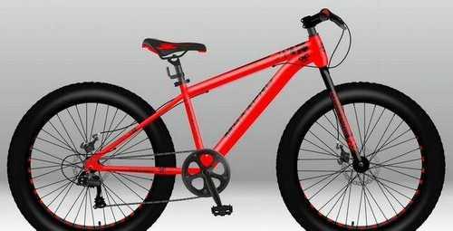 Велосипед 26д. maxxpro fatbike Х26 красный