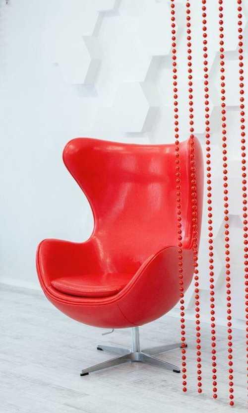 Красное Кресло Egg Chair