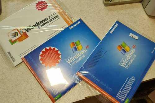Windows XP и 2000 буклет диск наклейка