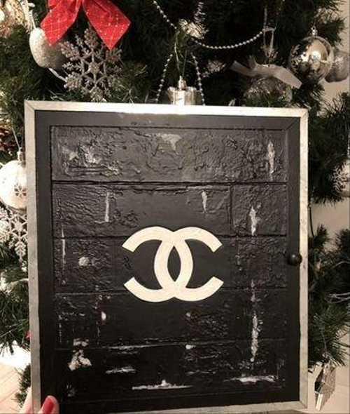 Chanel, handmade,ключница, шкатулка для хранения
