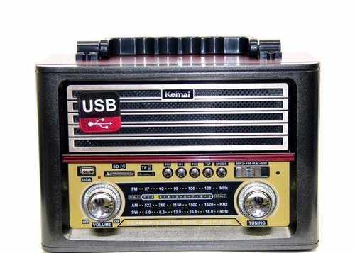 Радиоприемник Ретро kemai MD-1705U USB sdаккумуля
