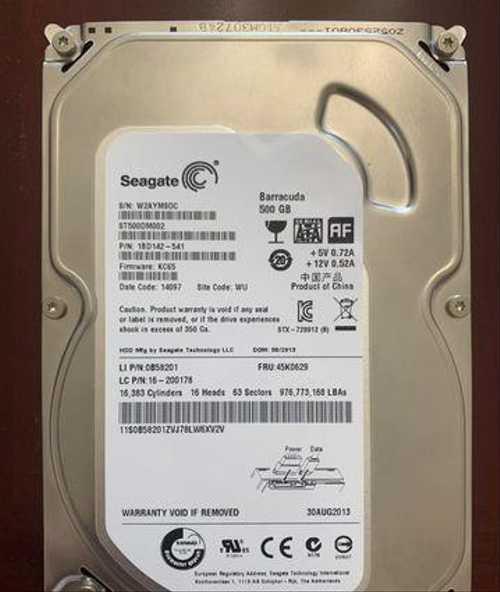 Жесткий диск seagate 500гб