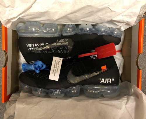 Nike X OFF-white Air VaporMax Black 9US