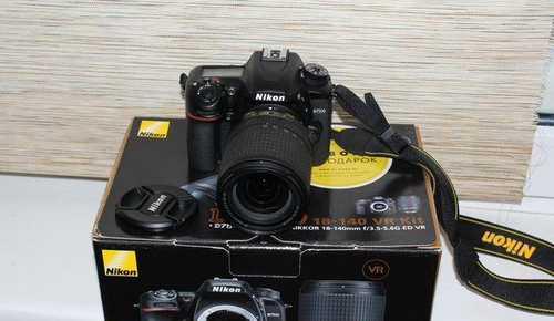 Nikon d7500 body или kit 18-140mm