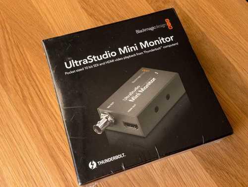 Новый в плёнке Blackmagic UltraStudio Mini Monitor
