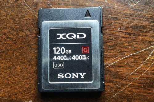 Карта памяти Sony XQD 120gb 6шт
